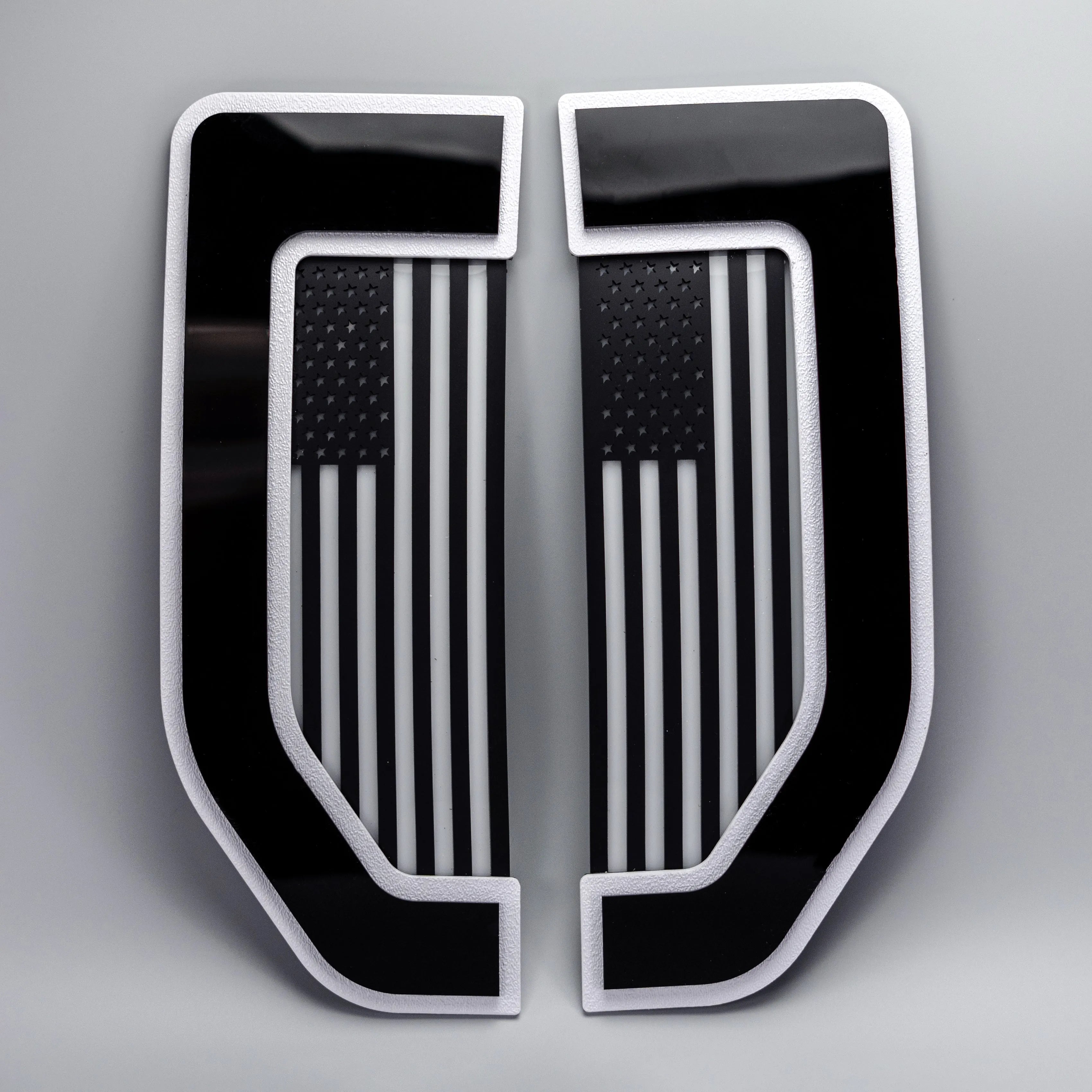 American Flag Fender Badge Set - Fits 2017-2022 Ford® F250®, F350®, F4