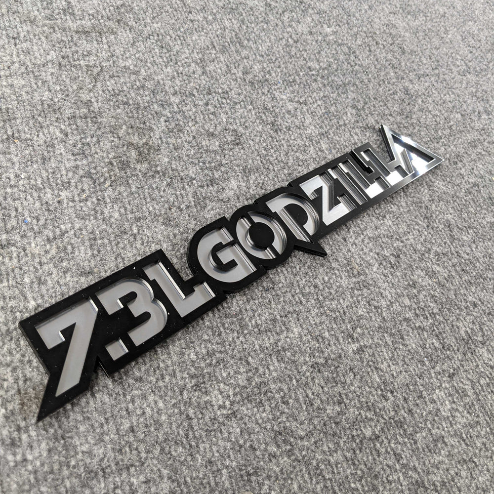 7.3 Godzilla Custom Text Emblem