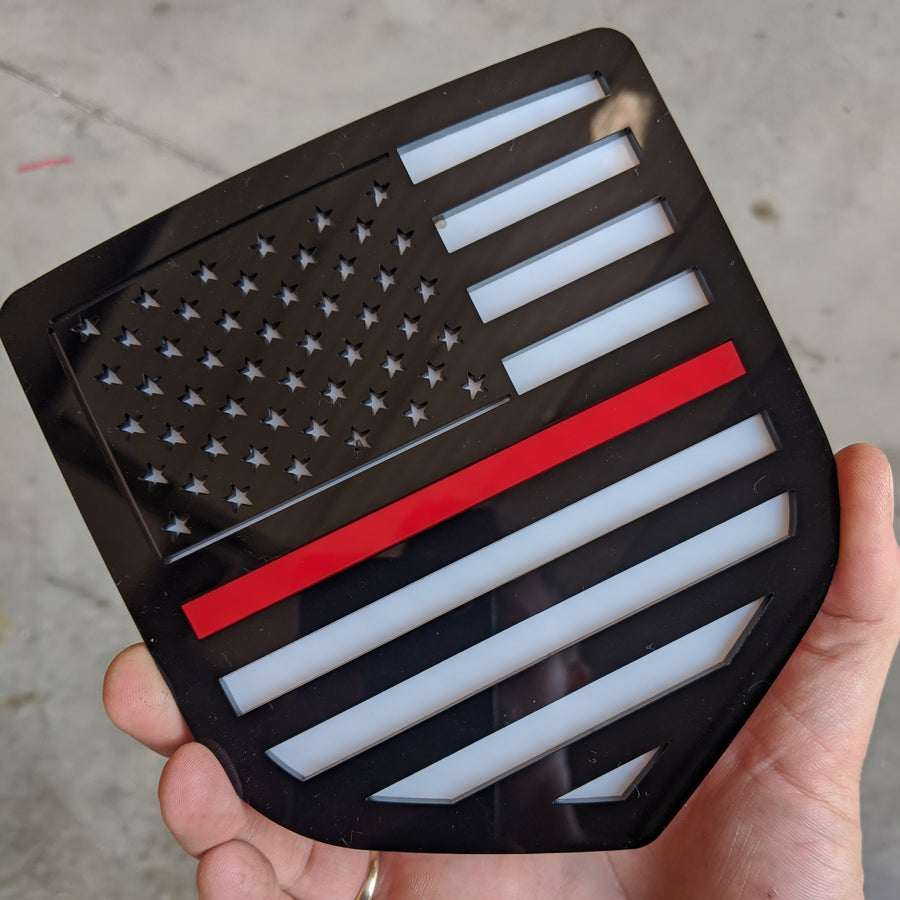 Thin Red Line Badges