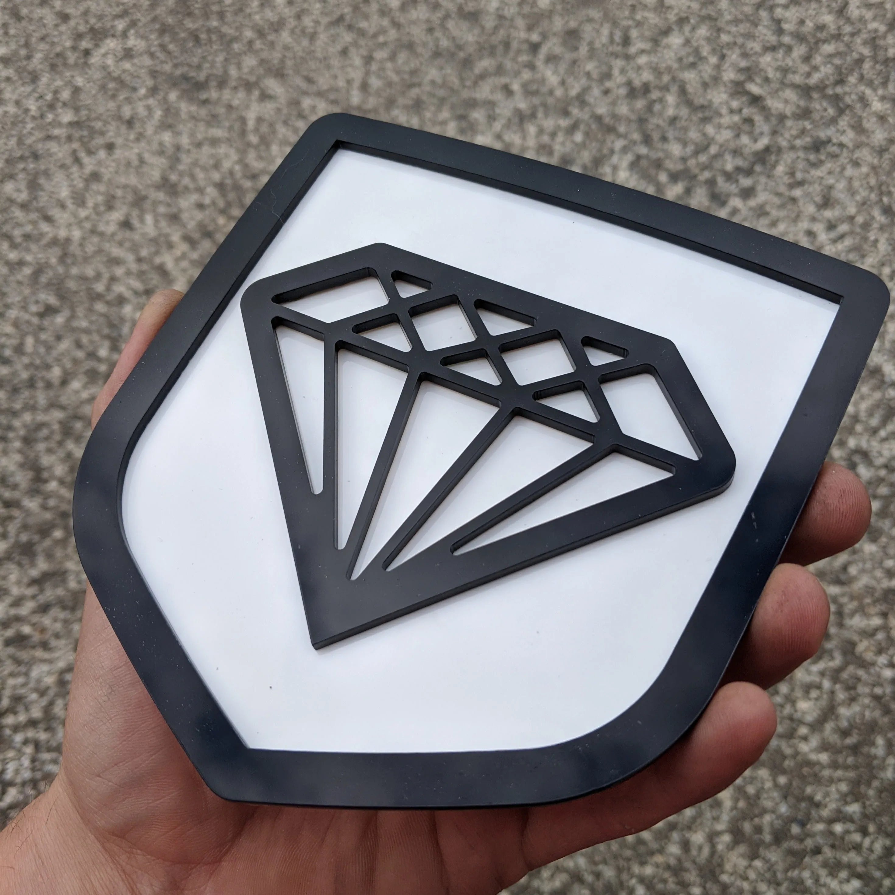 Diamond Badge - Fits 2009-2018 Dodge® Ram® Tailgate - Choose your Colo