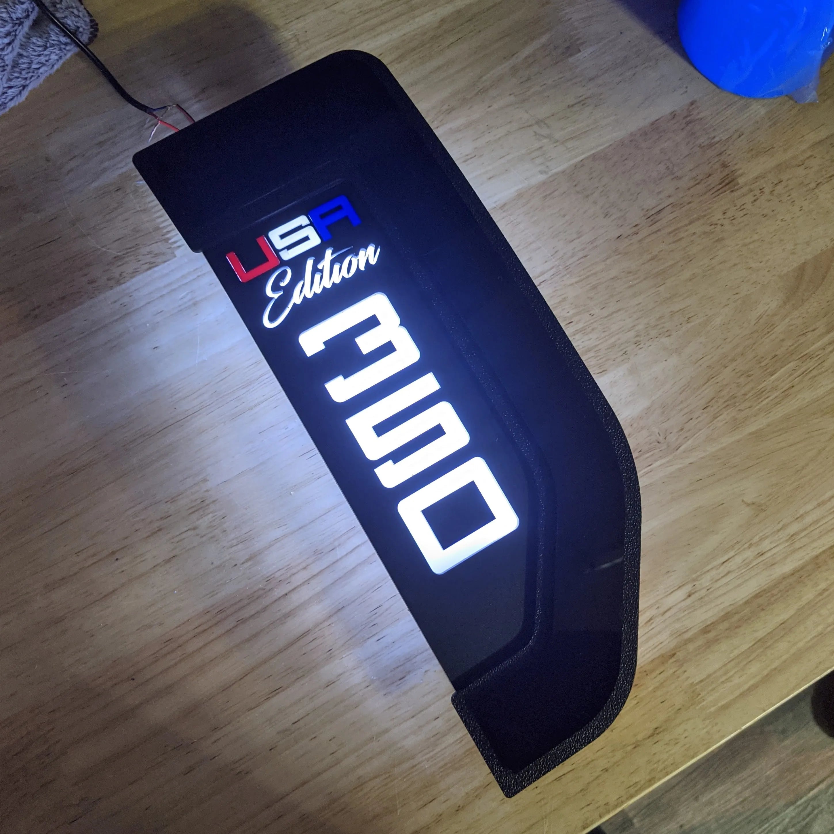 USA Edition 250/350/450 LED Fender Badge Set - Fits 2017-2022 Ford® F2